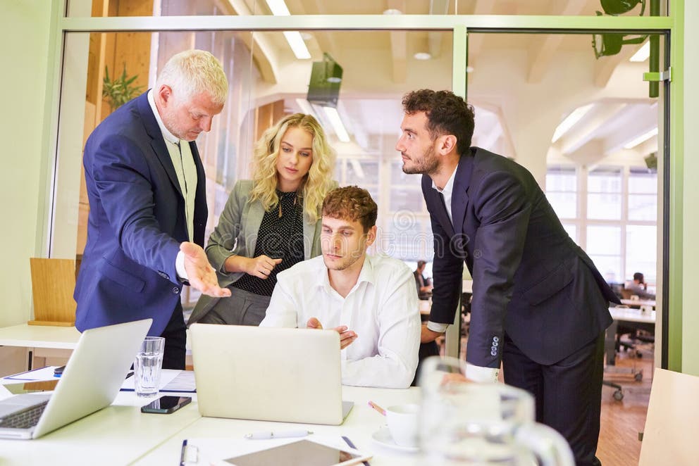 It Workshop on the Computer in the Business Office Stock Photo - Image ...