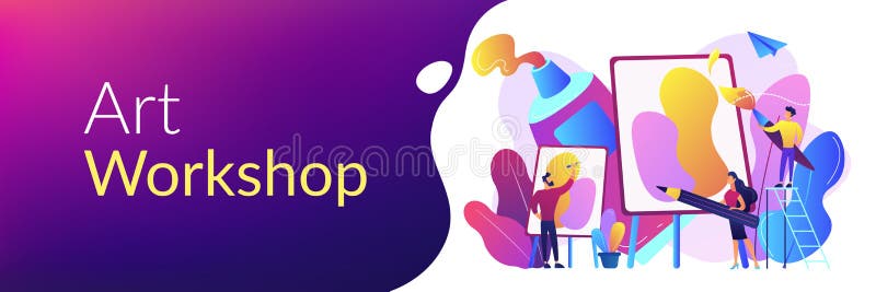 Workshop Concept Banner Header. Stock Vector - Illustration of ...