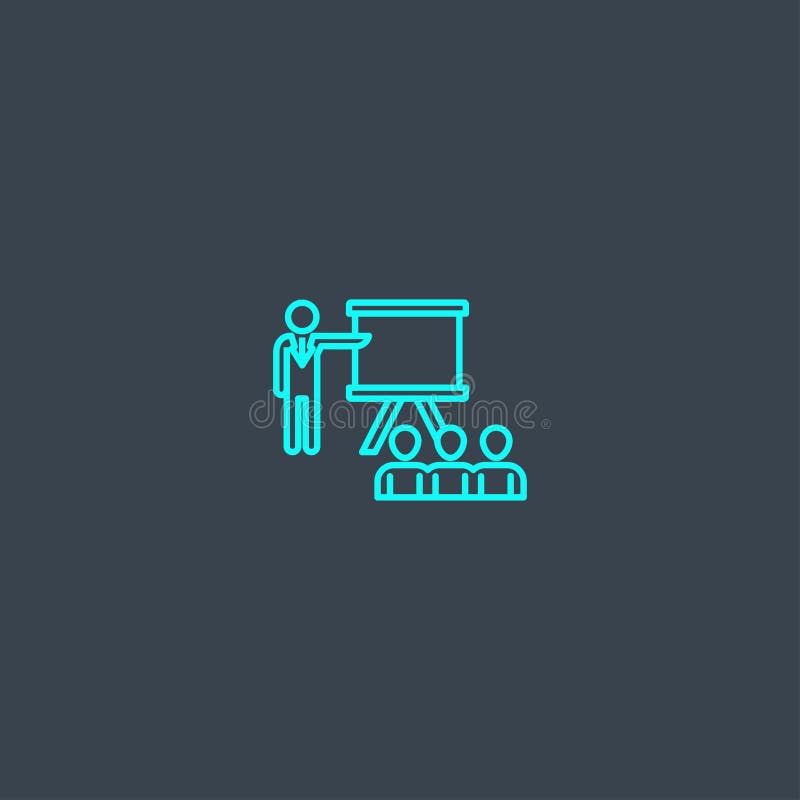 Workshop Icon. Simple Element Stock Vector - Illustration of conference ...