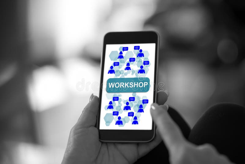 Workshop Concept on a Tablet Stock Photo - Image of tablet ...