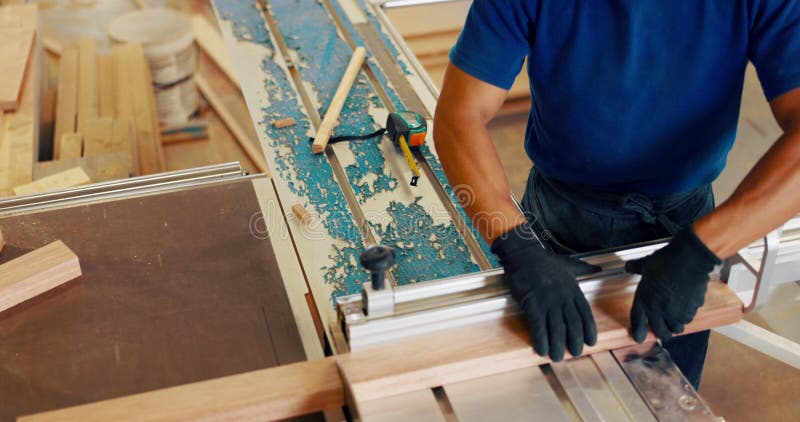 Workshop, Construction and Engineer with Wood for Manufacturing ...