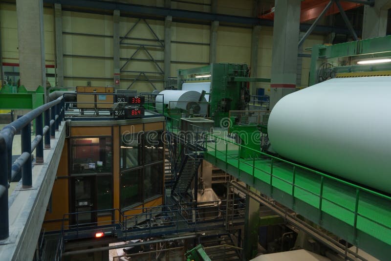 Paper and pulp mill stock image. Image of business, inking - 10063819