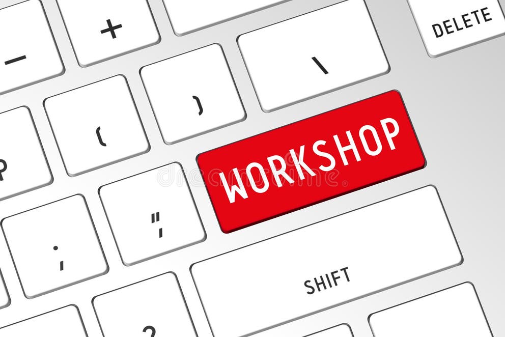 Workshop - 3D Computer Keyboard Stock Illustration - Illustration of ...