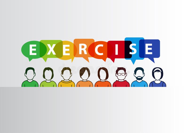 Workshop Exercise Concept As Illustration with Illustration of Group of ...