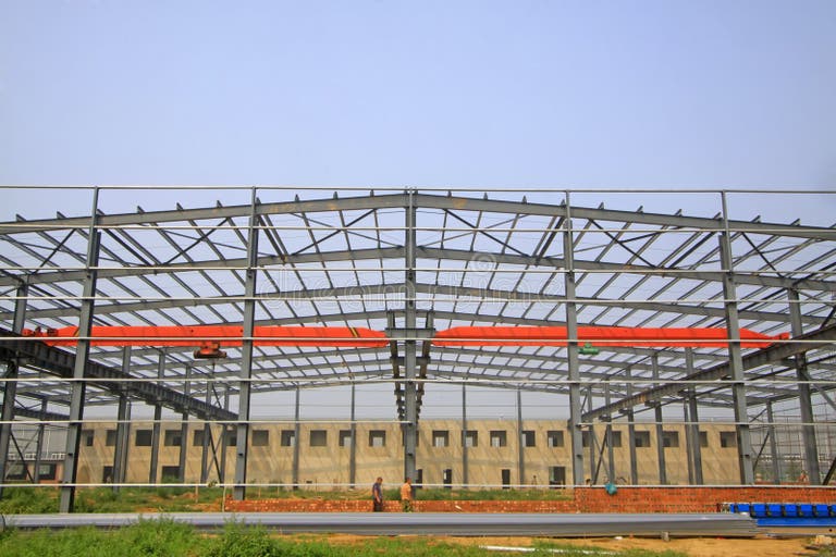 Workshop Framework Under Construction Editorial Image - Image of solid ...