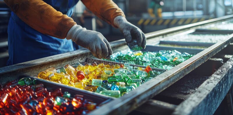 Workshop on Glass Recycling: Sorting Broken Glass by Color and ...