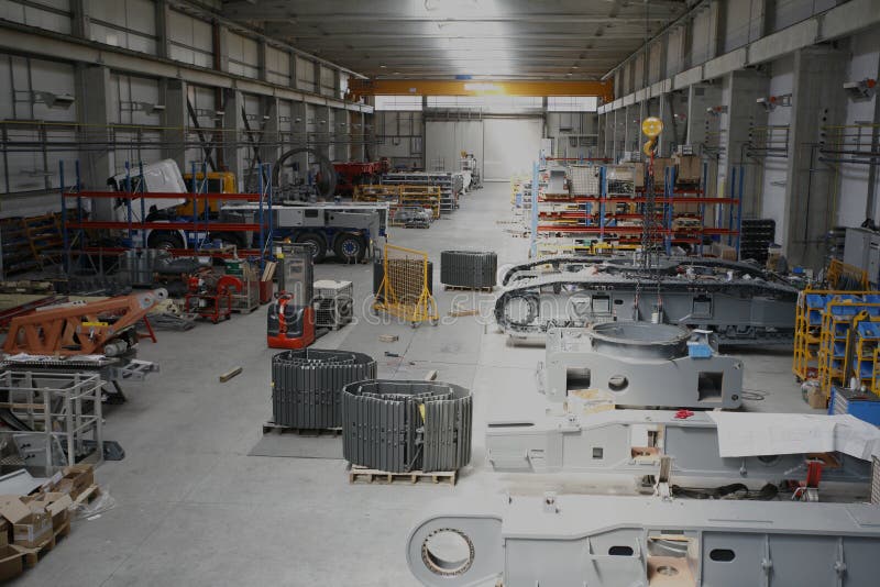 Workshop hall stock photo. Image of large, industry, equipment - 7071224