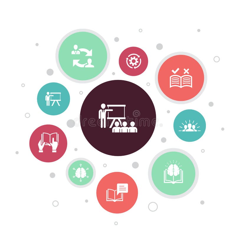 Workshop Infographic 10 Steps Bubble Stock Vector - Illustration of ...