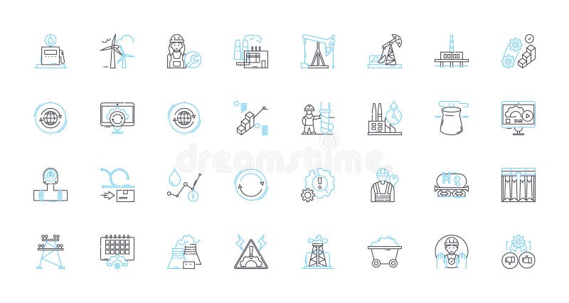 Workshop Linear Icons Set. Training, Seminar, Skill-building, Learning ...