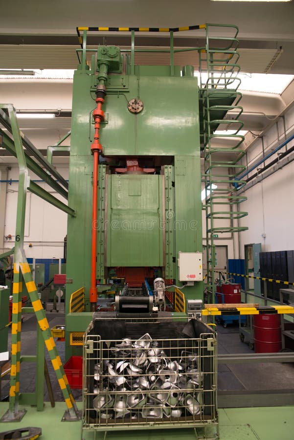 Workshop - Metal Forming Press Stock Photo - Image of manufacture ...