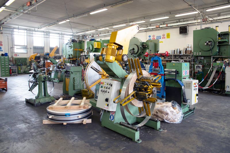 Workshop - Metal Forming Press Stock Photo - Image of forming ...