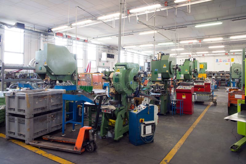 Workshop - Metal Forming Press Stock Image - Image of mold, steel: 78236487