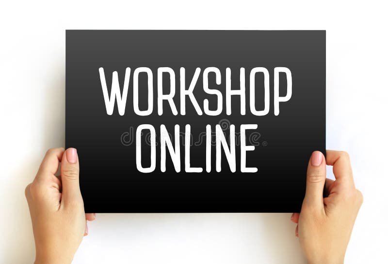 Workshop Online - Collaborative Discussion Where You and Your ...