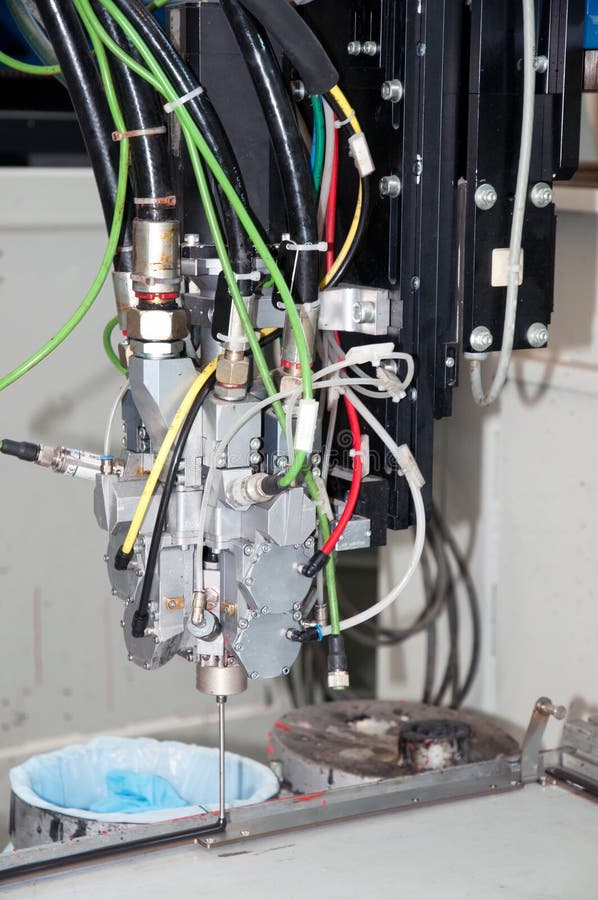 Workshop for Polymer Sealing Stock Image - Image of robot, cutting ...