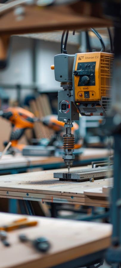 A Workshop with Power Tools that Can Be Controlled Remotely 3D Printer ...