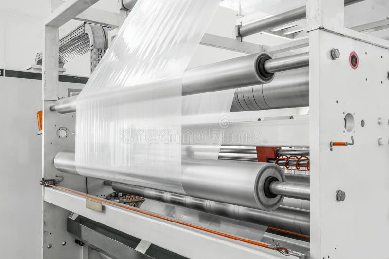 Workshop for Production of Polyethylene Stock Image - Image of ...