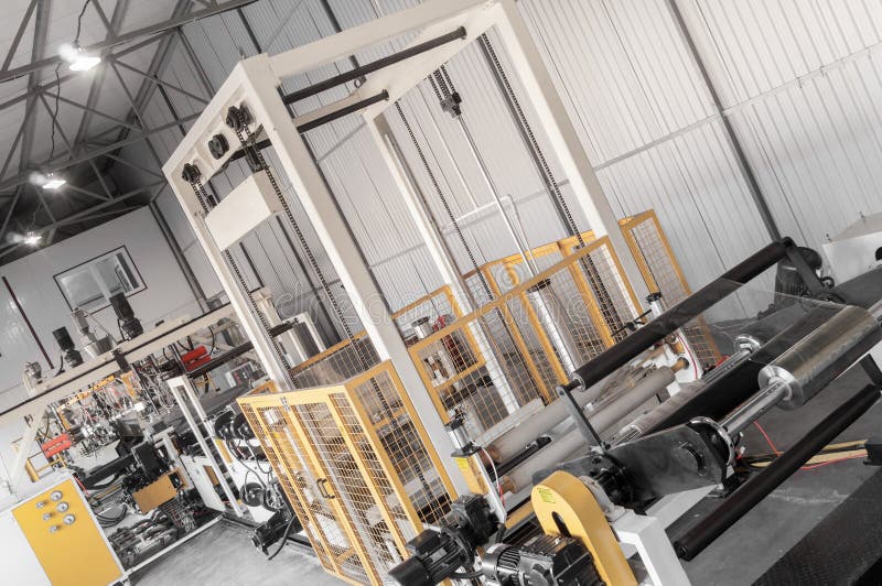 Workshop for Production of Polypropylene and Polyethylene Stock Photo ...