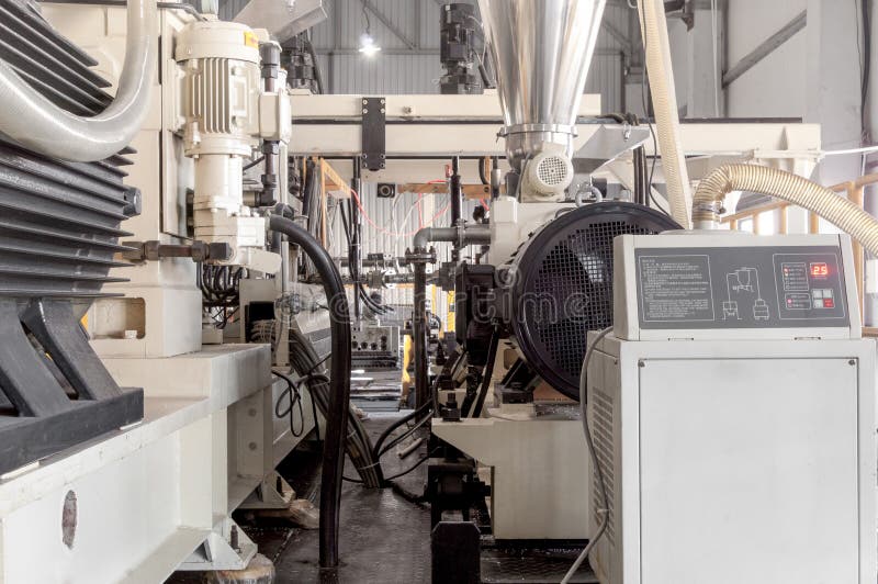 Workshop for Production of Polypropylene and Polyethylene Stock Image ...