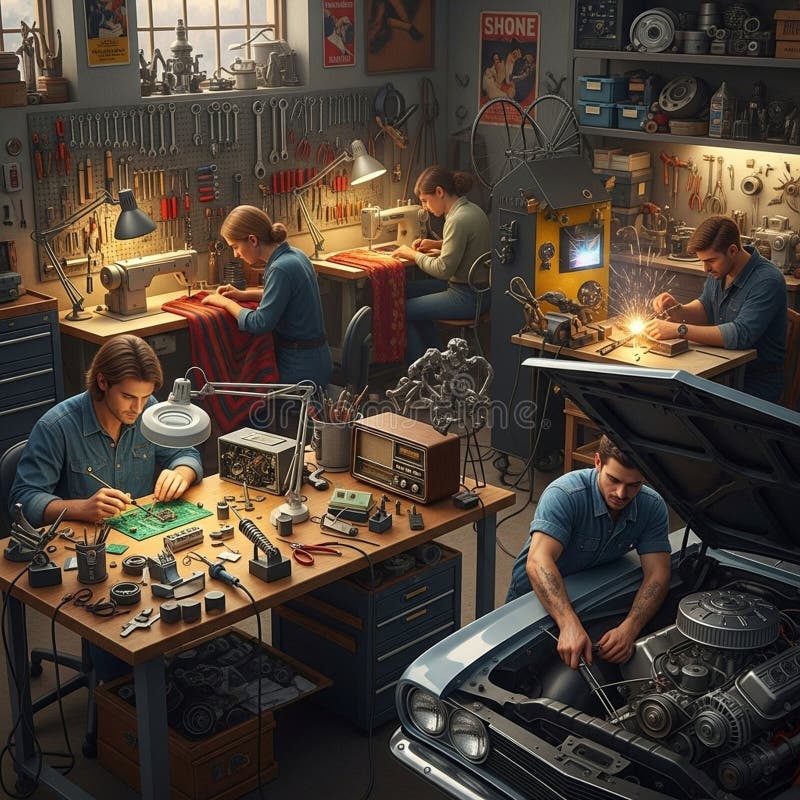 Repairs Electronics Stock Illustrations – 693 Repairs Electronics Stock ...