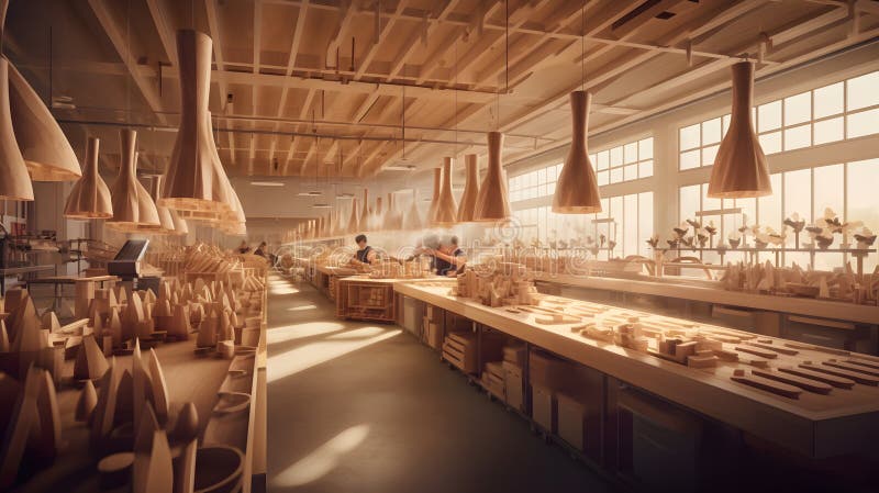 Workshop Scene with Tools and Machines Ready for Production Stock ...