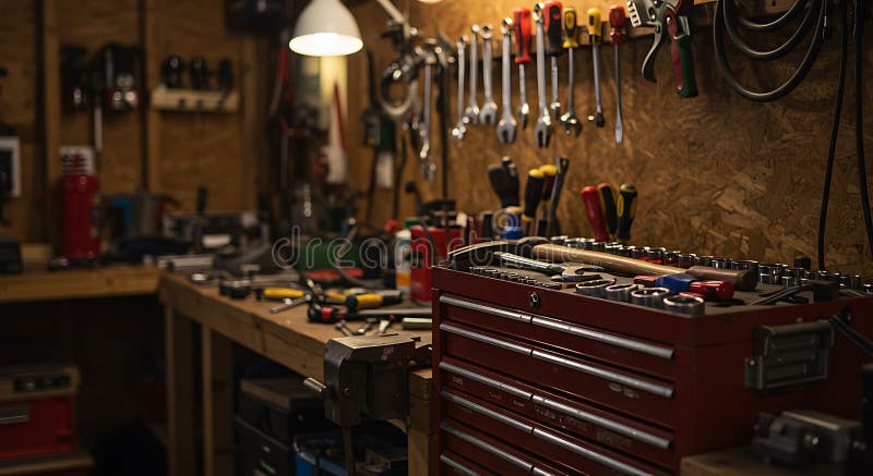 Organized Red Tool Cabinet Stock Illustrations – 22 Organized Red Tool Cabinet Stock ...