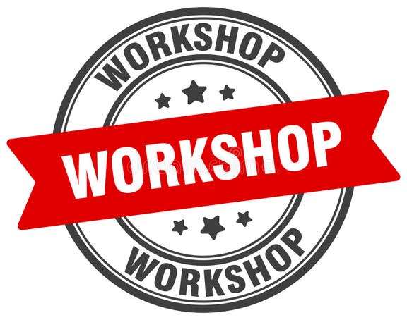 Workshop Stamp. Workshop Label on Transparent Background. Round Sign Stock Vector - Illustration ...