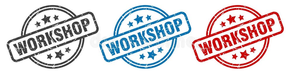 Workshop Stamp. Workshop Round Isolated Sign Stock Vector ...