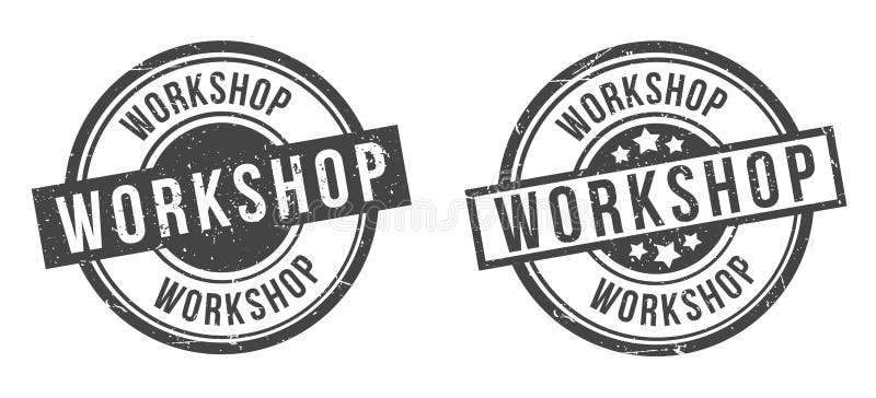 Workshop Stamp. Workshop Sign Stock Vector - Illustration of composed ...