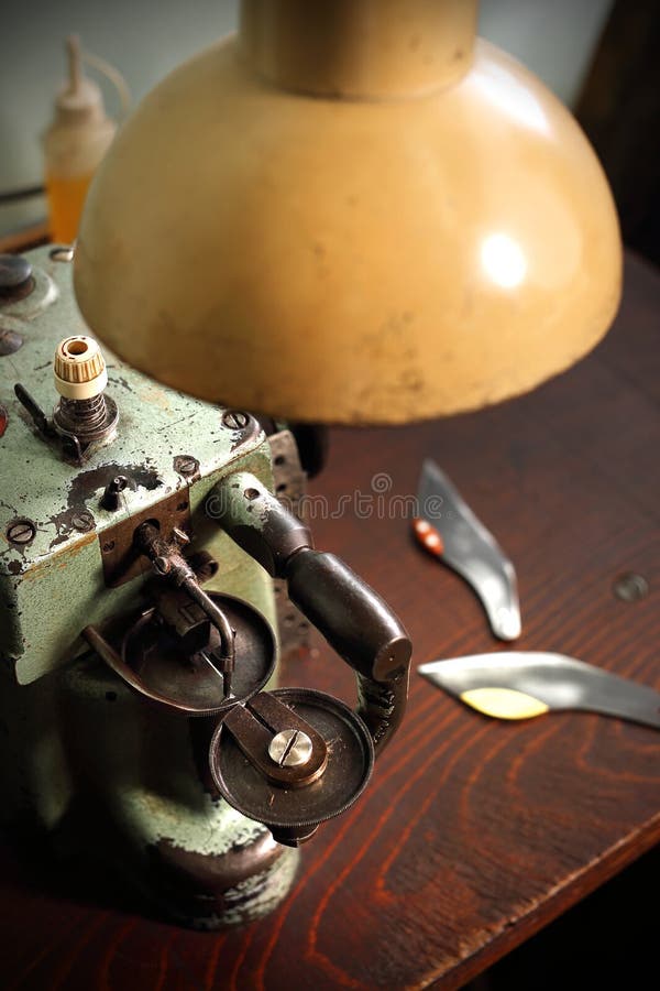 Workshop, studio furrier stock photo. Image of tanning - 72880996