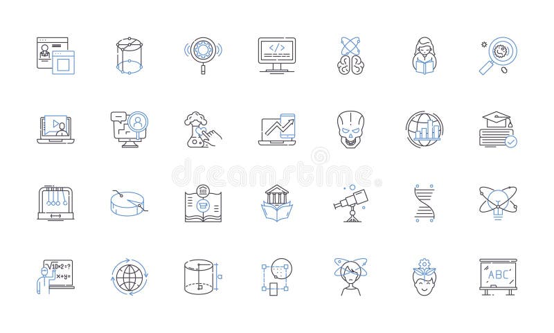 Workshop Studio Line Icons Collection. Creative, Collaborative ...