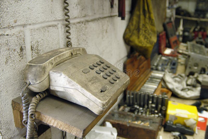 Workshop telephone stock image. Image of working, office - 67292015