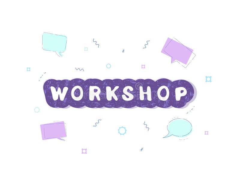 Workshop Slogan Stock Illustrations – 323 Workshop Slogan Stock ...