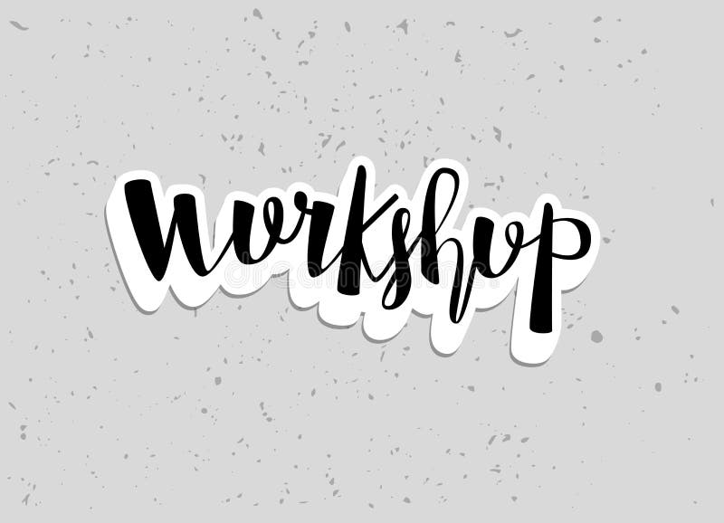 Workshop Slogan Stock Illustrations – 323 Workshop Slogan Stock ...