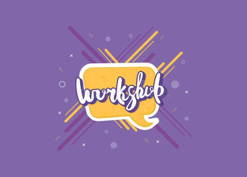 Workshop Slogan Stock Illustrations – 323 Workshop Slogan Stock ...