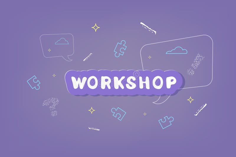 Workshop Slogan Stock Illustrations – 323 Workshop Slogan Stock ...