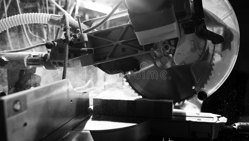 Workshop with Tools and Electric Saws in the Process Stock Photo ...