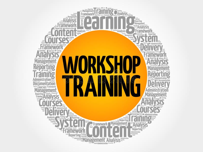 Workshop Training circle stock illustration. Illustration of studing ...