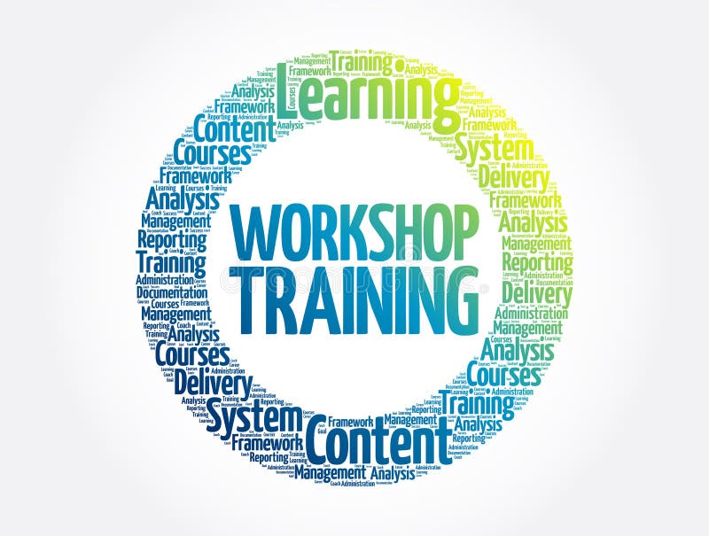 Workshop Word Cloud Concept Stock Illustrations – 584 Workshop Word ...