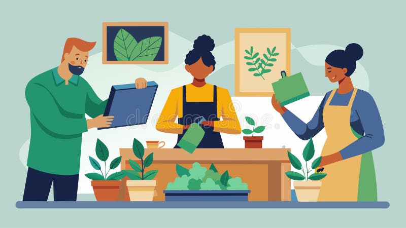 A Workshop Where Participants Learn How To Press and Preserve Herbs To ...