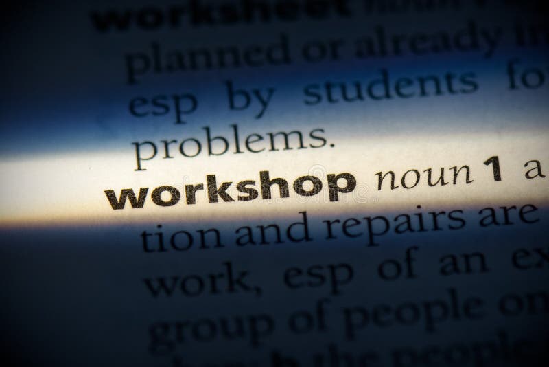 Workshop stock photo. Image of close, isolated, book - 161576050