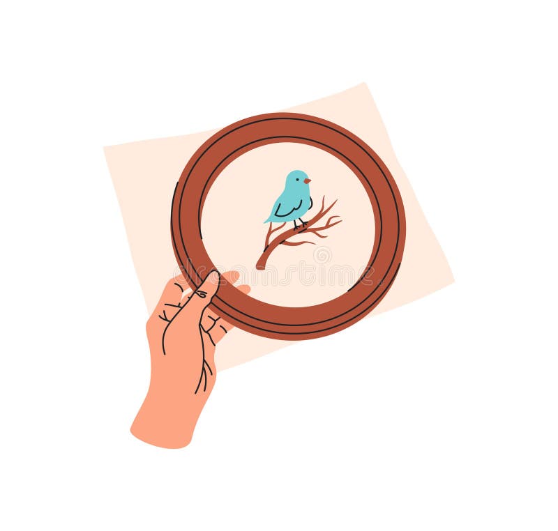 A Workshop Worker Selects a Frame for an Image. Creative Process in a ...