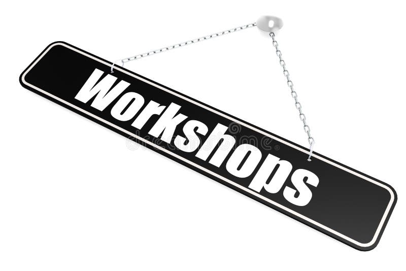 Workshop Word with in Black Frame Word Stock Illustration ...