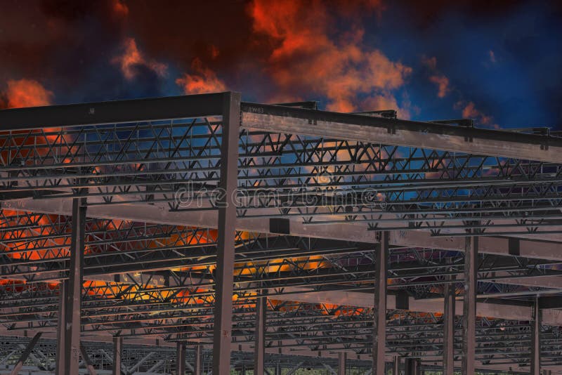 Worksite sky stock photo. Image of blue, worksite, skywork - 96048218