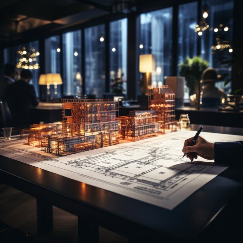 Workspace Collaboration Designers, Architects Develop Project Blueprint ...