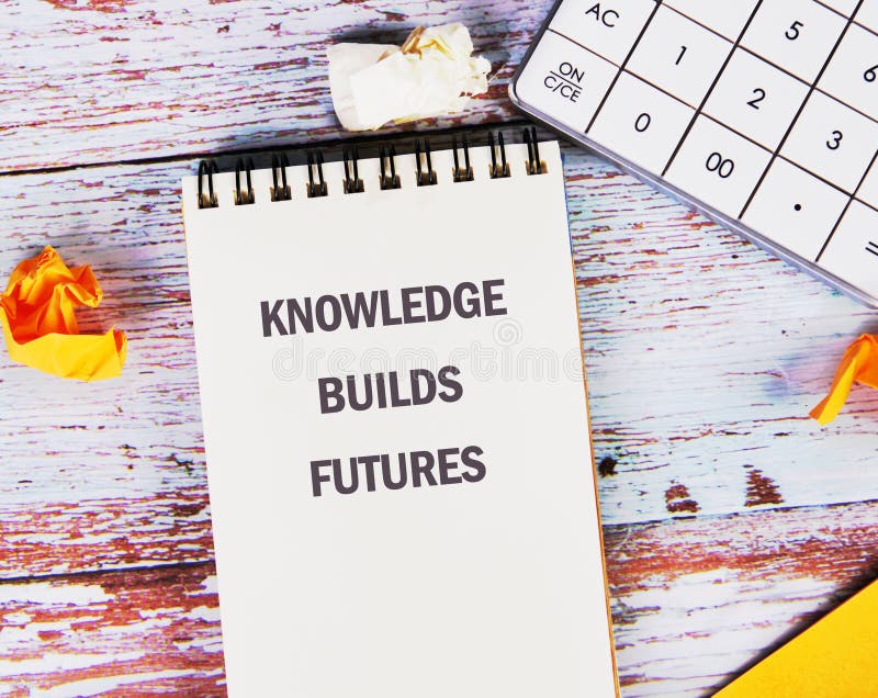 Concept of Education Captured in a Workspace with a Notebook ...