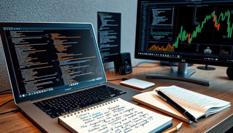 A Workspace Featuring Coding, Financial Data, and Note-taking for ...