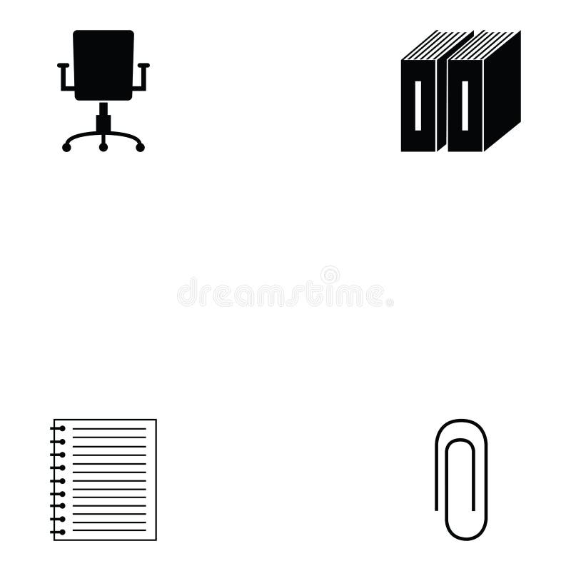 Workspace icon set stock vector. Illustration of isolated - 120574224