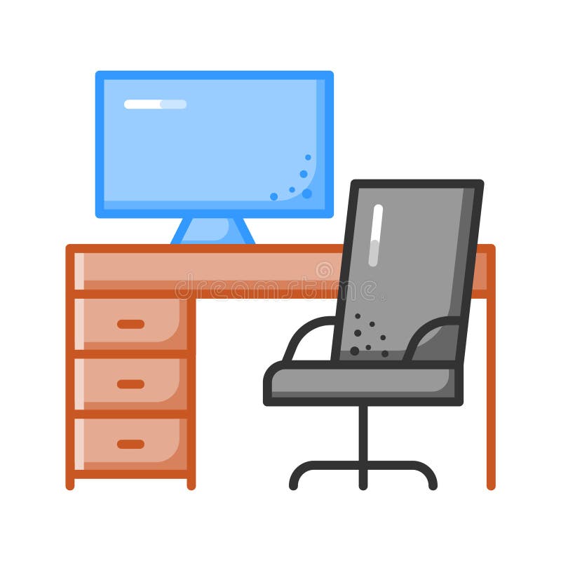 Workspace Icon, Work Environment Symbol, Office Space Icon, Ready To ...