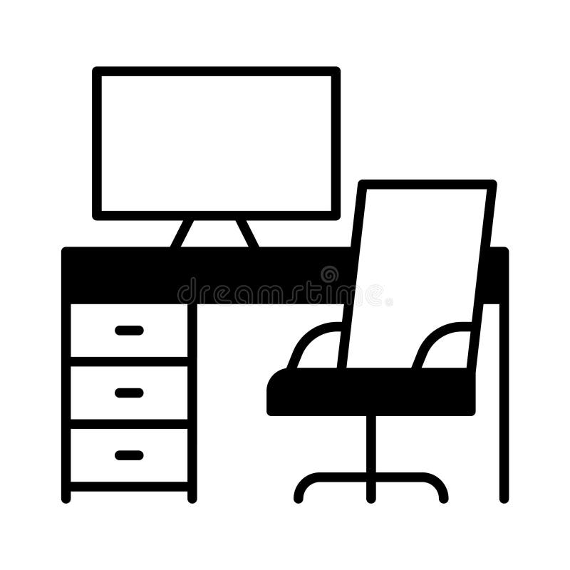 Workspace Icon, Work Environment Symbol, Office Space Icon, Ready To ...