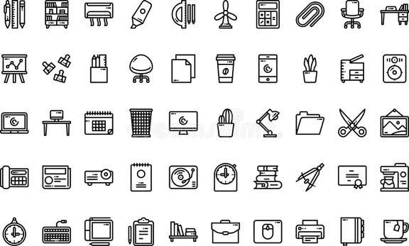 Workspace Icons High-Quality Vector Icons Collection with Editable ...